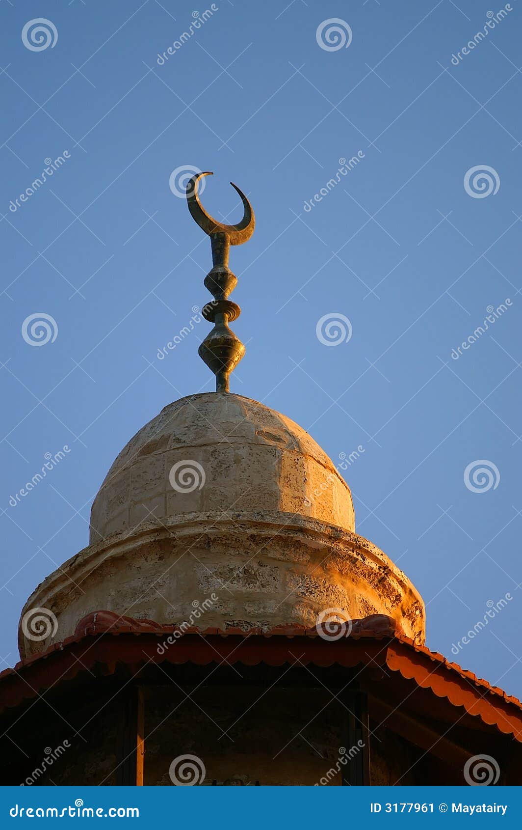 Simbolo musulmano immagine stock. Immagine di arte, esterno - 3177961