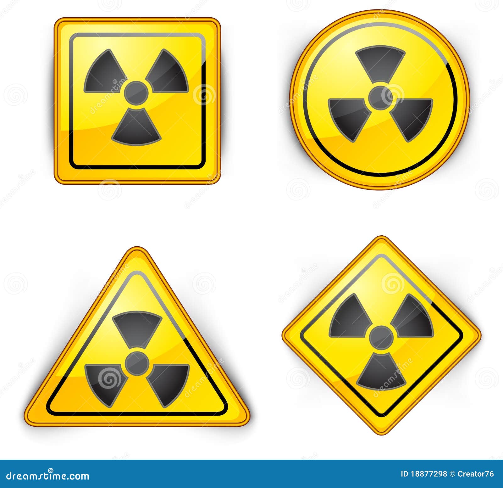 Simbolo nucleare illustrazione vettoriale. Illustrazione di ...