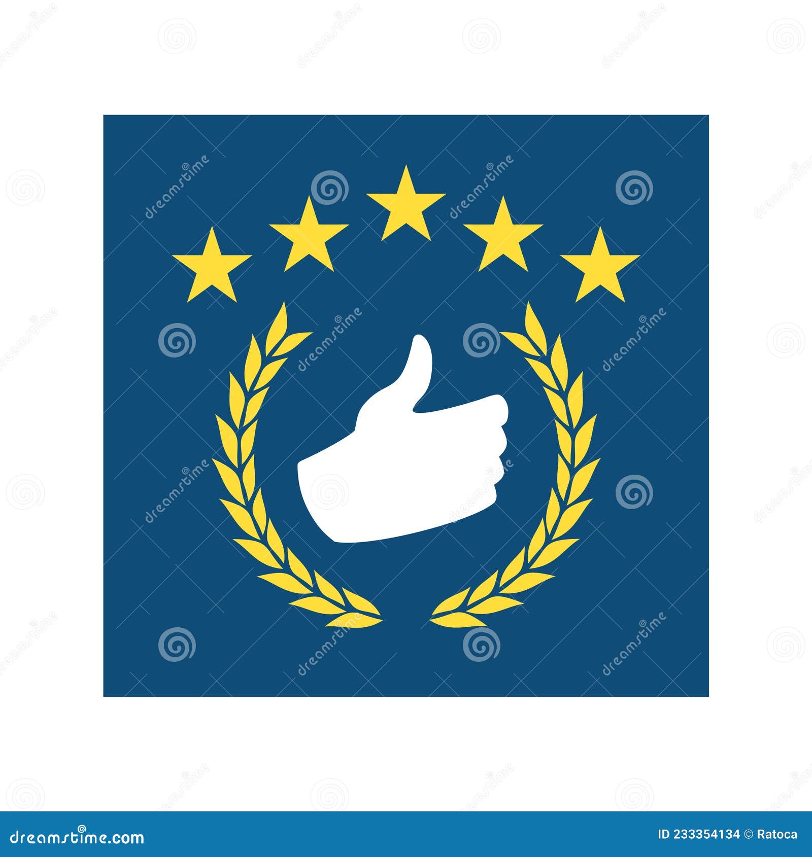 Simbolo simile alla mano illustrazione vettoriale. Illustrazione di ...