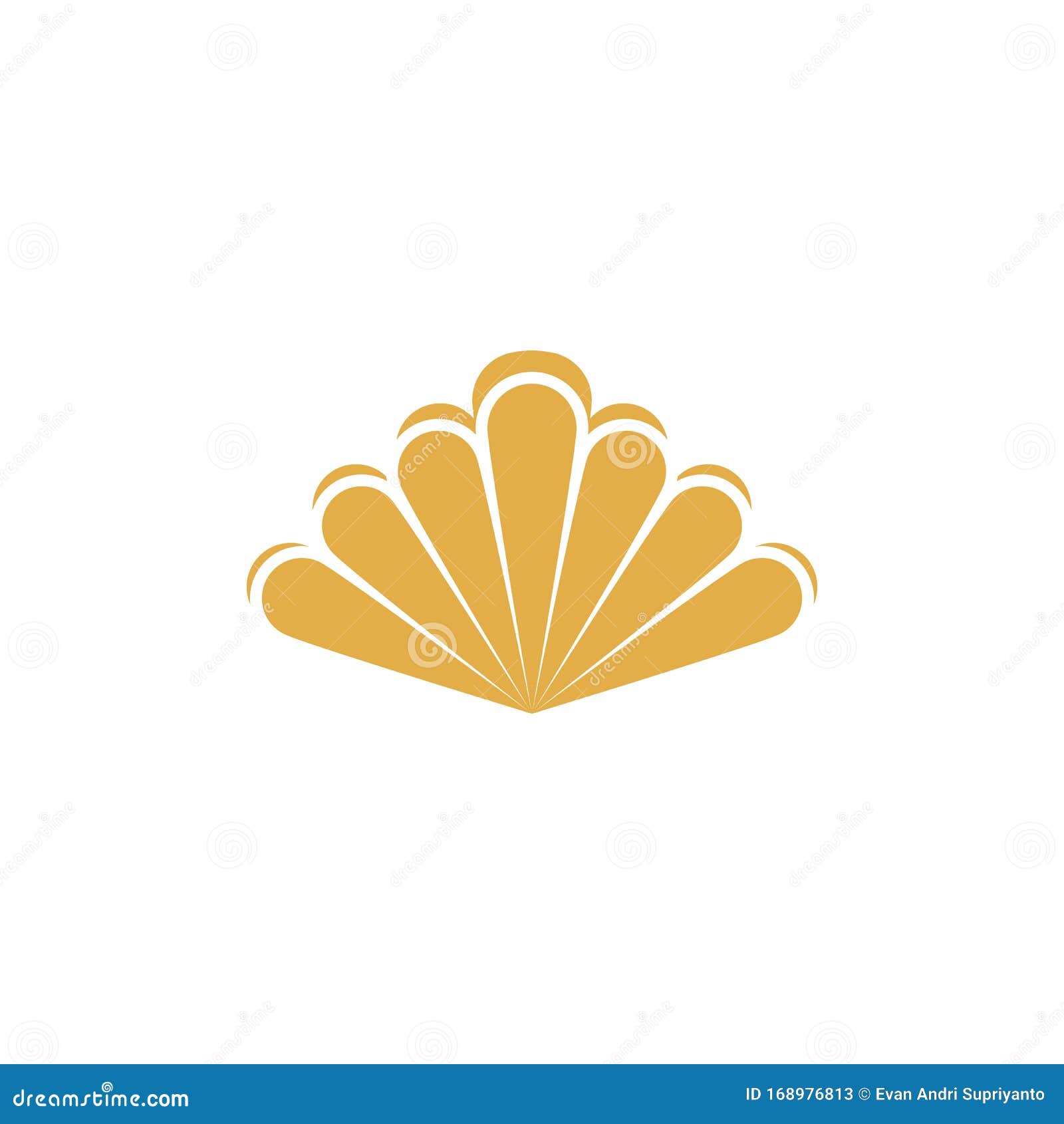 Simbolo Vettoriale Modello Logo Shell Illustrazione Vettoriale ...