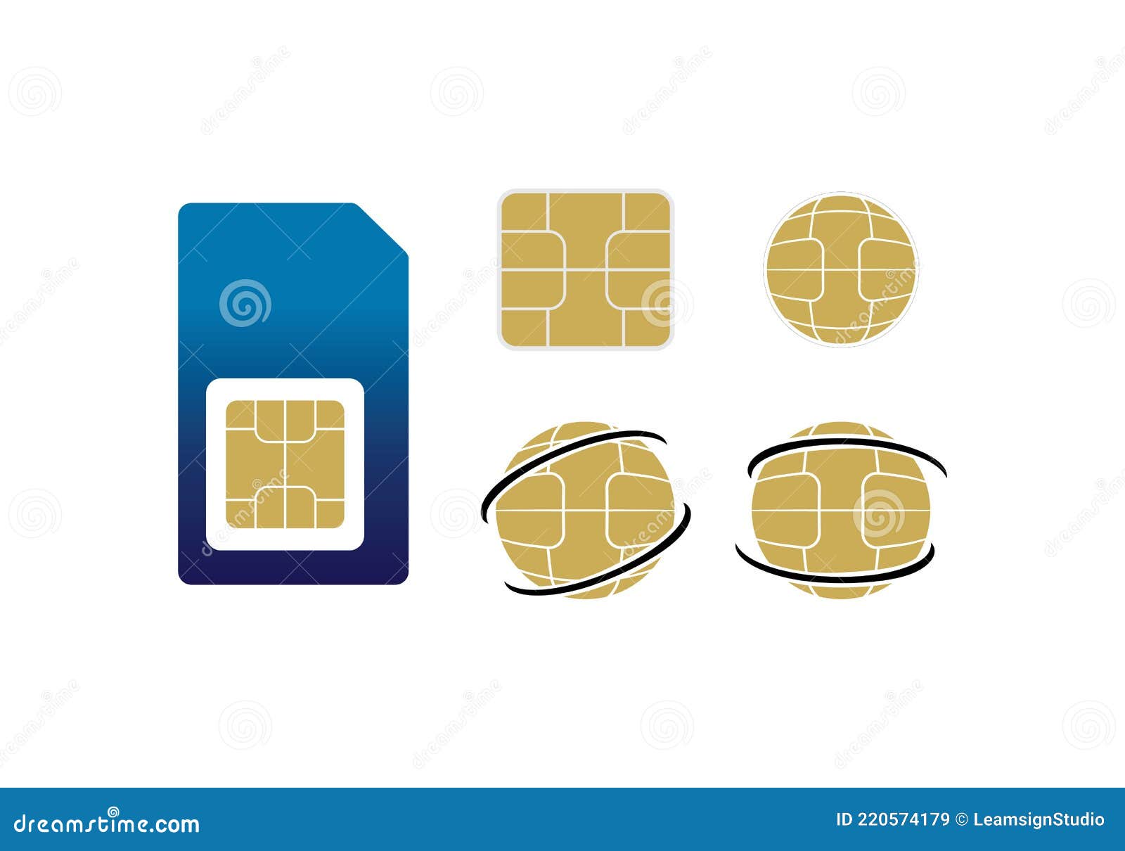 Sim Card Design Illustration Stock Vector - Illustration of cell ...