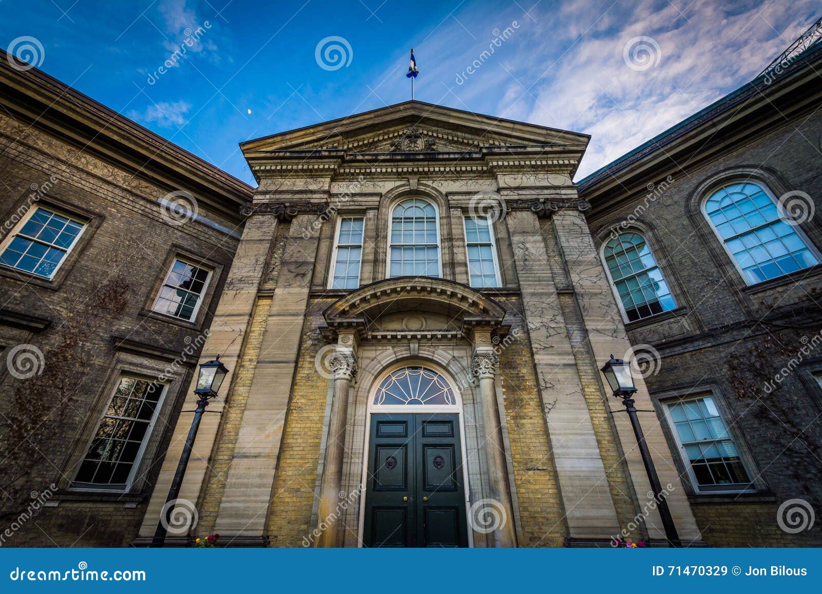 Simcoe Hall, at the University of Toronto, in Toronto, Ontario. Stock ...