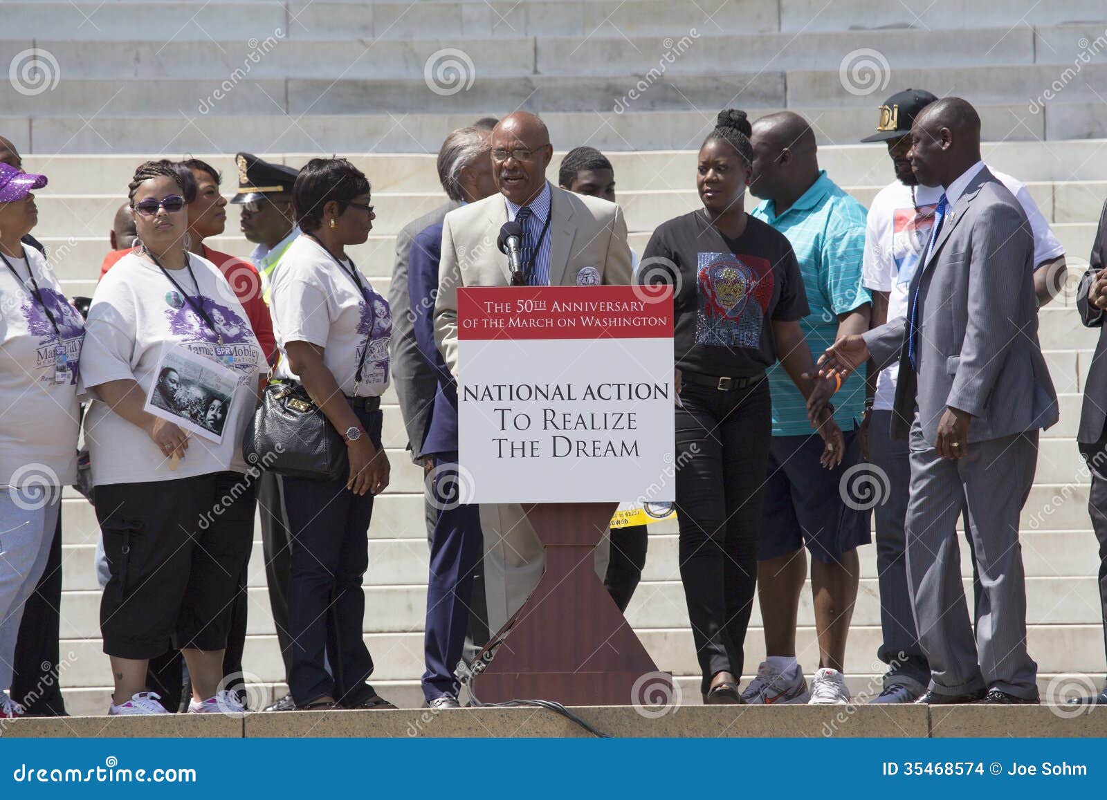 Simeon Wright Der Vetter Von Emmett Till Redaktionelles Stockbild ...