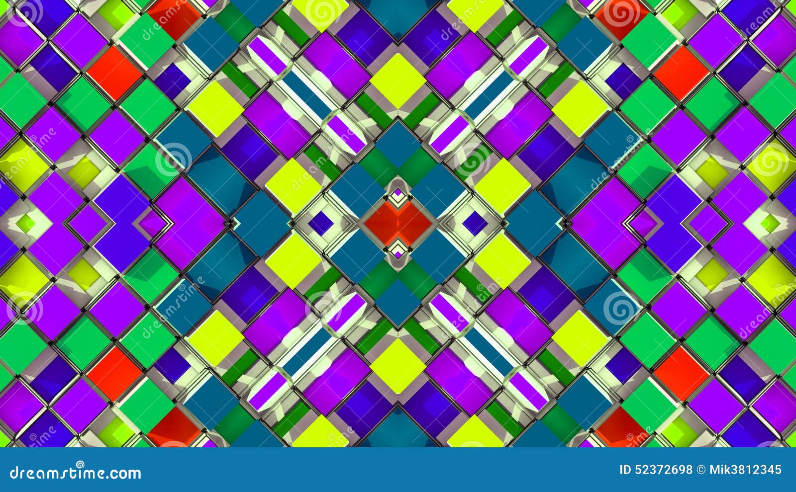 Simetría Y Colores Abstractos Stock de ilustración - Ilustración de ...