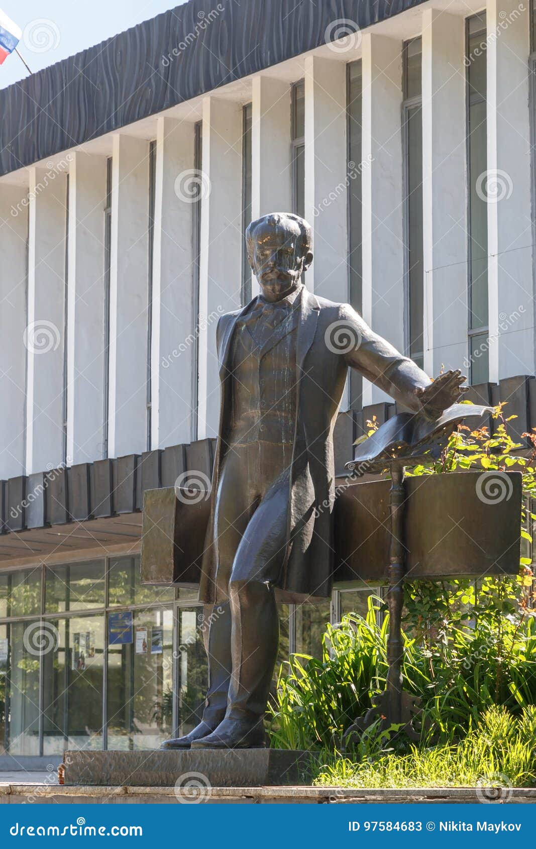 Simferopol, Crimea - May 9, 2016: Monument. PI Tchaikovsky Editorial ...