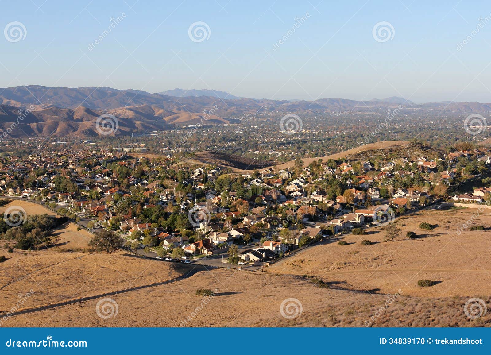 Simi Valley California foto de archivo. Imagen de condado - 34839170