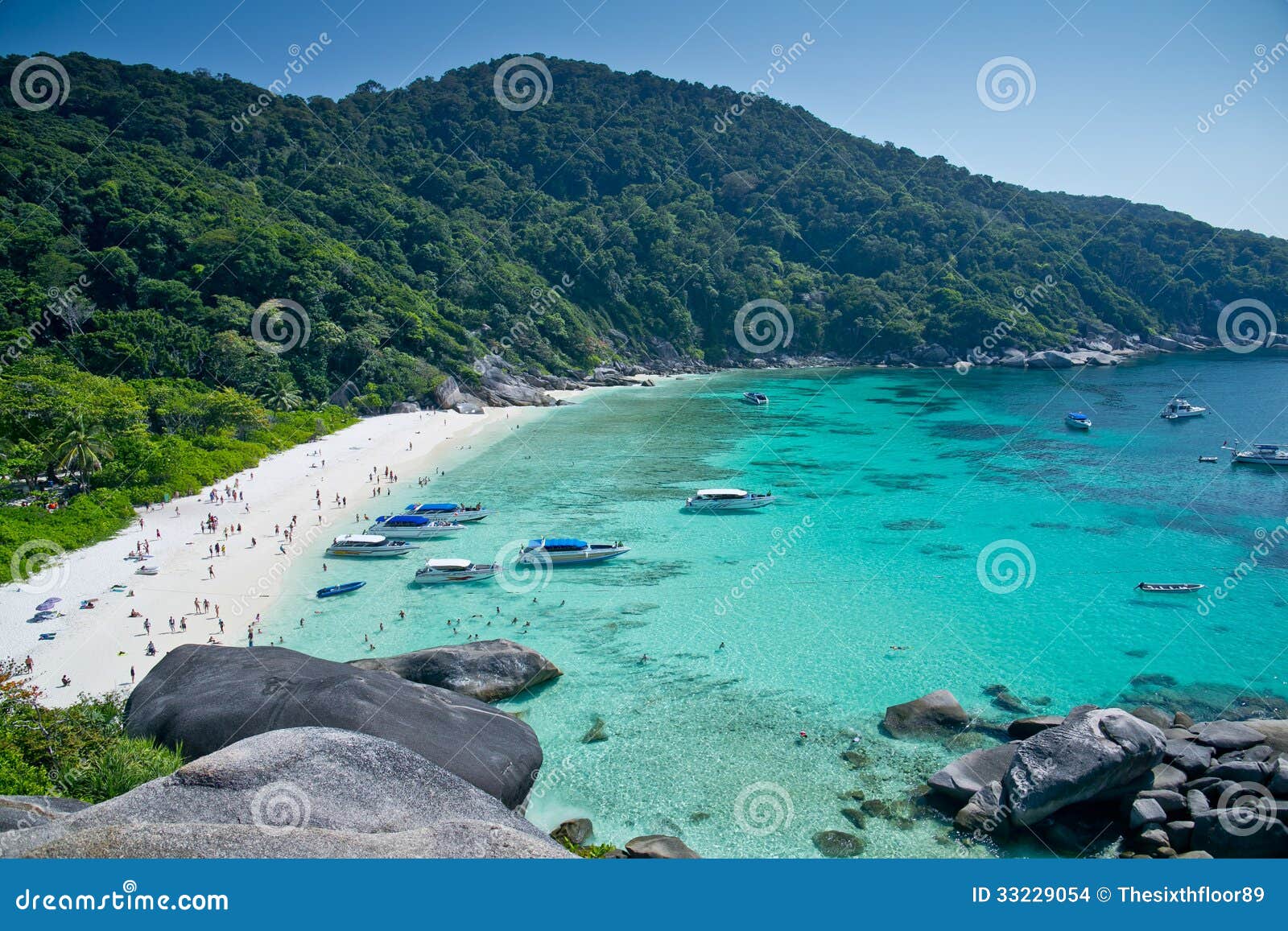 Similan-Inseln, Thailand, Phuket Stockfoto - Bild von ozean, insel ...