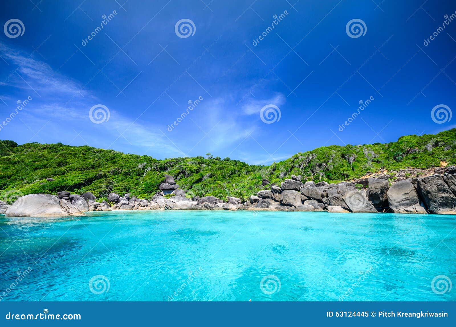 Similan Island stock image. Image of phang, pure, east - 63124445