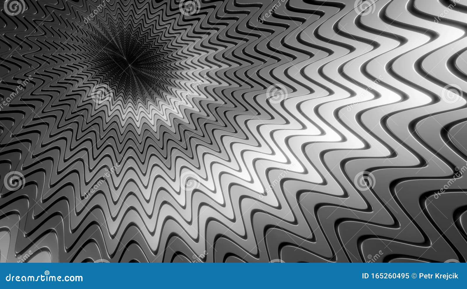 Reflective Silver Abstract Background - 3D Rendering Stock Illustration ...