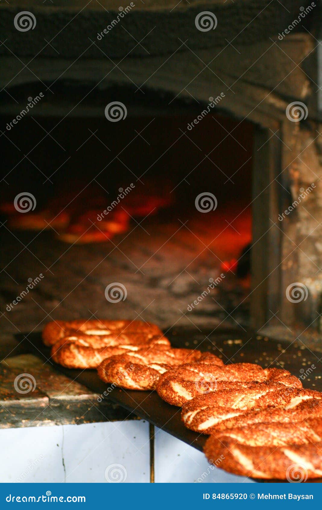 Simit at bake house stock photo. Image of nutrient, eating - 84865920