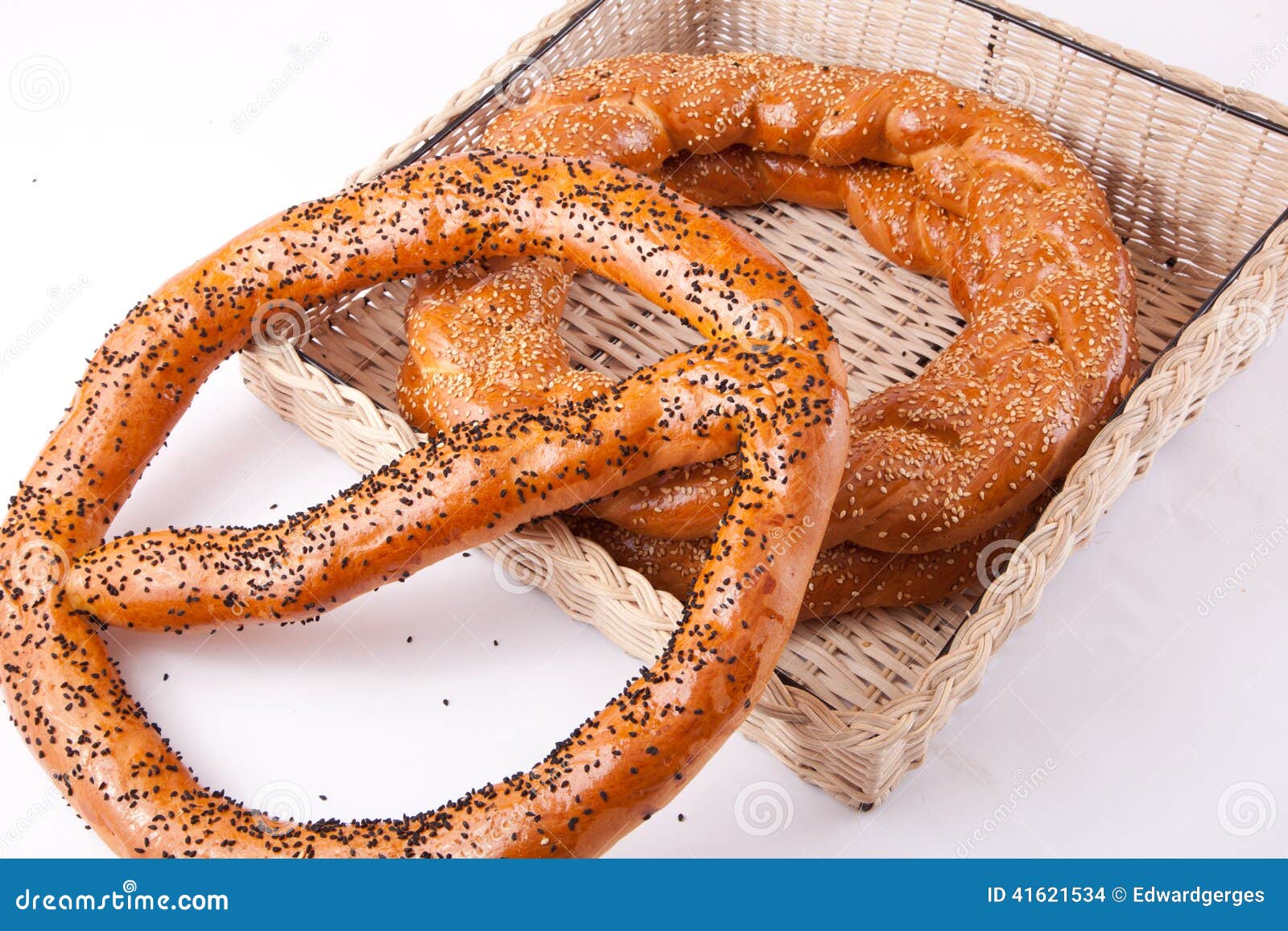 Simit Turkish stock photo. Image of grain, background - 41621534