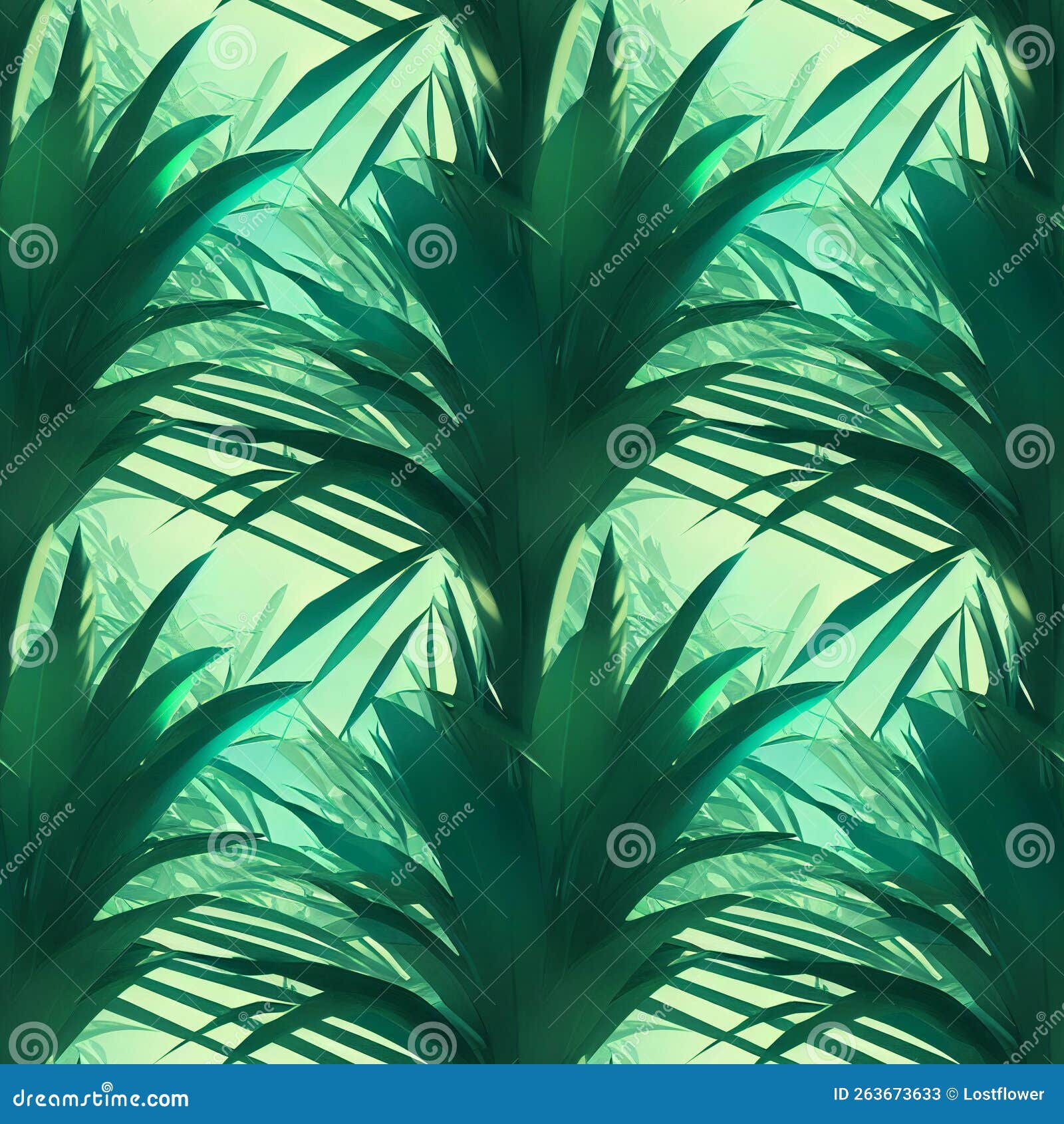 Simles Patterns Tropics Jungle Wallpaper Stock Illustration ...