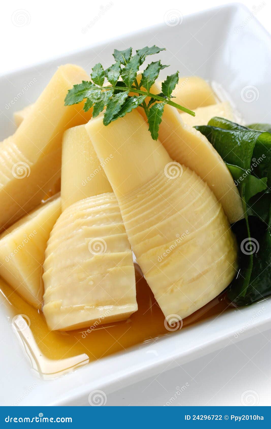 Simmered bamboo shoots stock photo. Image of traditional - 24296722