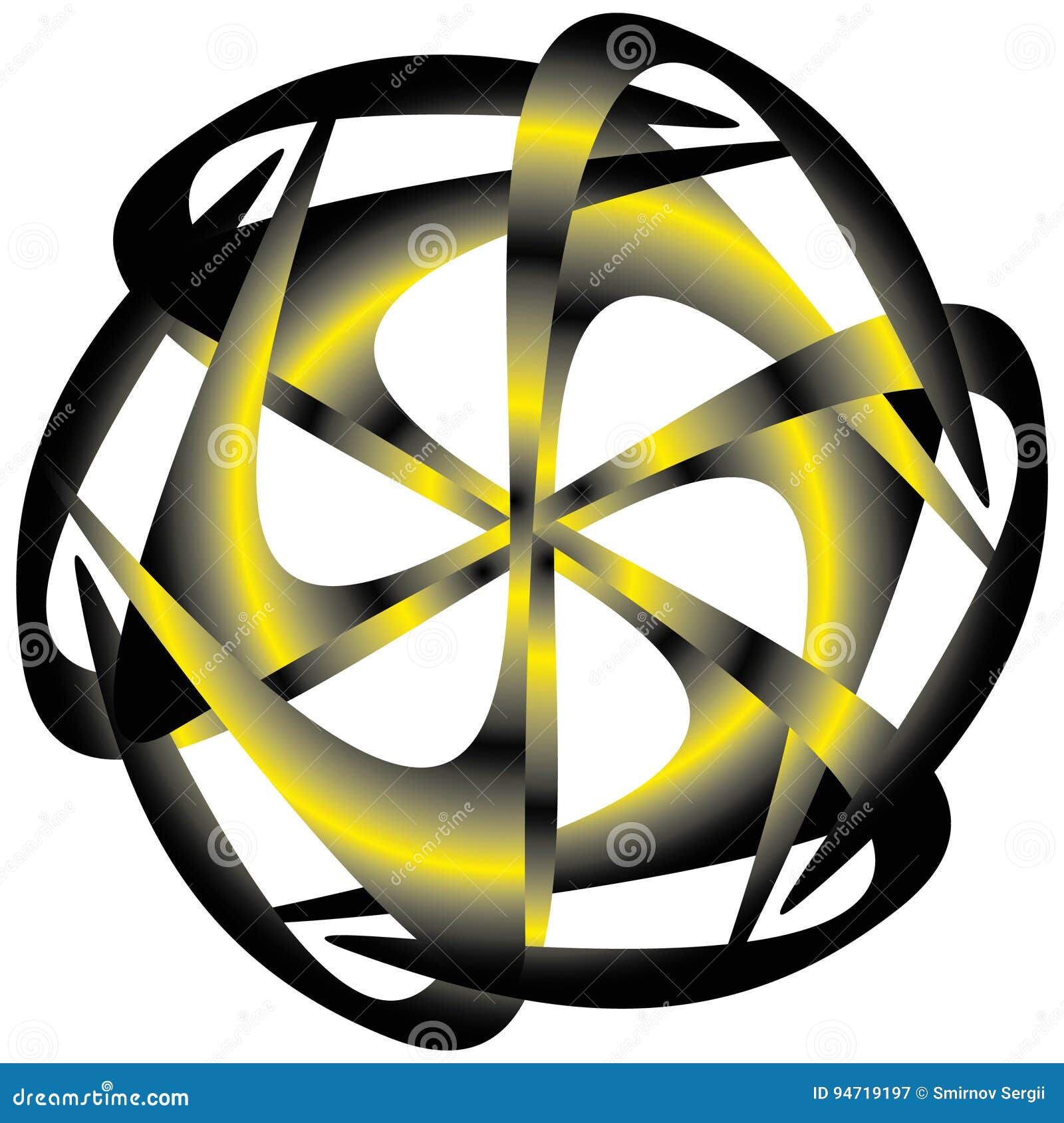 Simmetria Geometrica Del Modello Illustrazione di Stock - Illustrazione ...