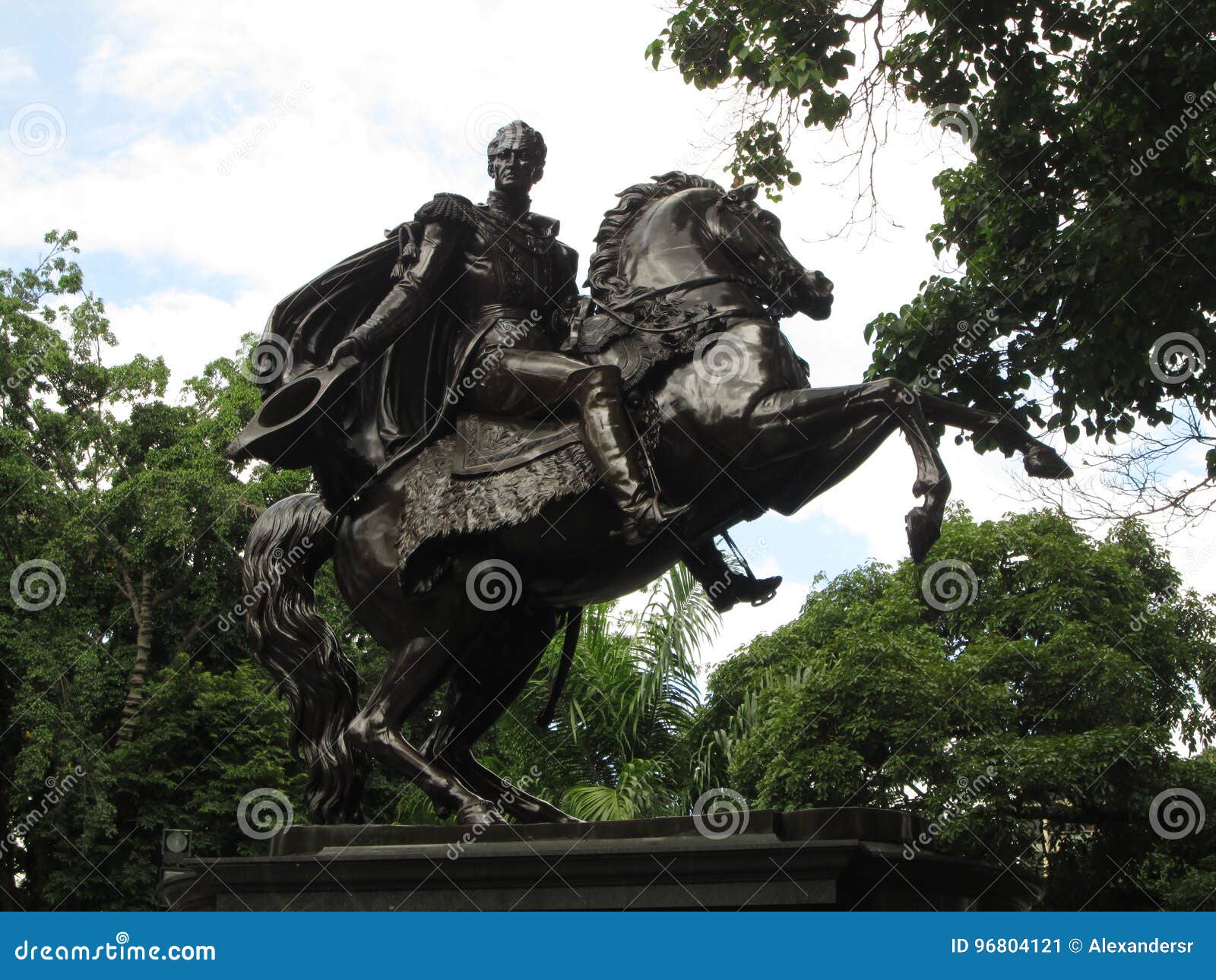 Simon Bolivar Square Caracas Venezuela Stock Image - Image of venezuela ...