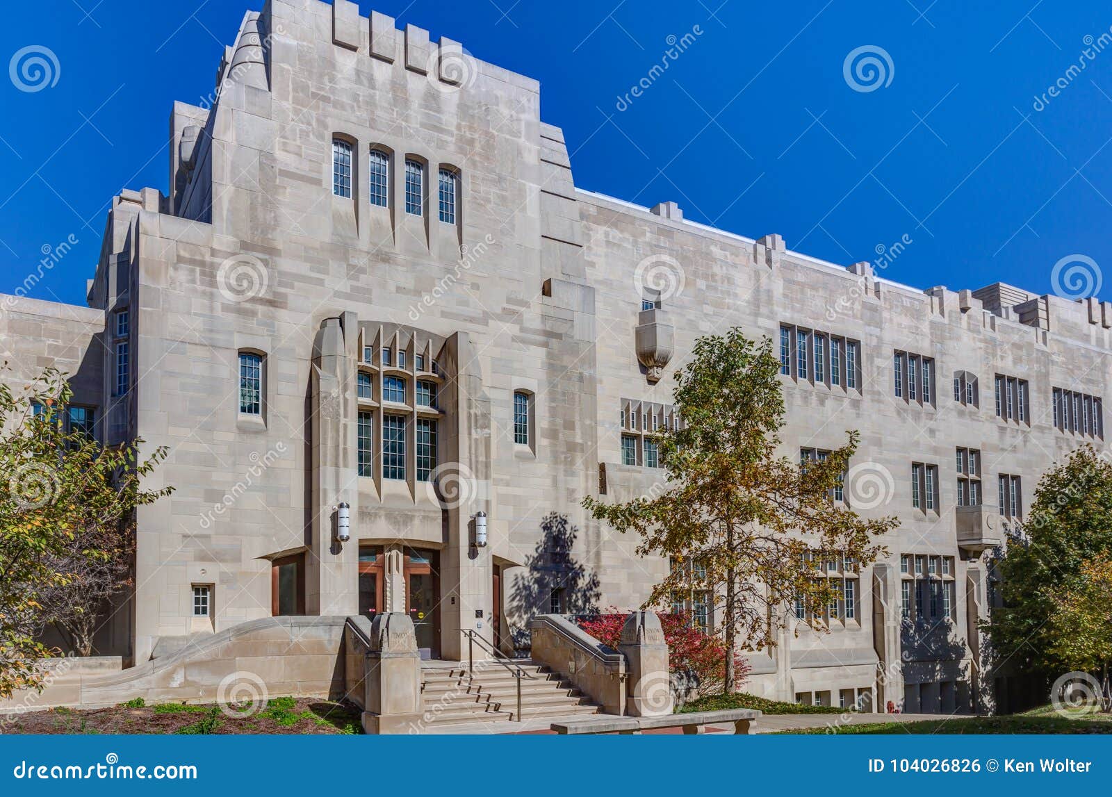Simon Hall of the University of Indiana Editorial Photo - Image of ...