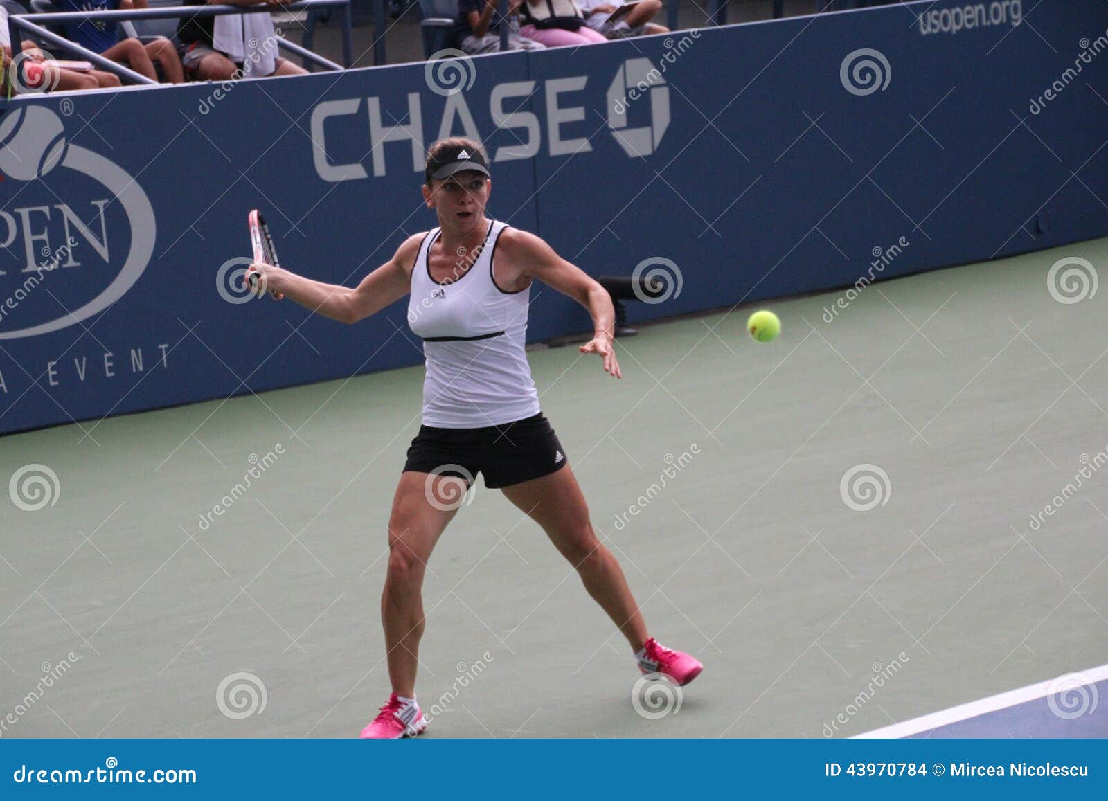 Simona Halep editorial stock image. Image of meadows - 43970784