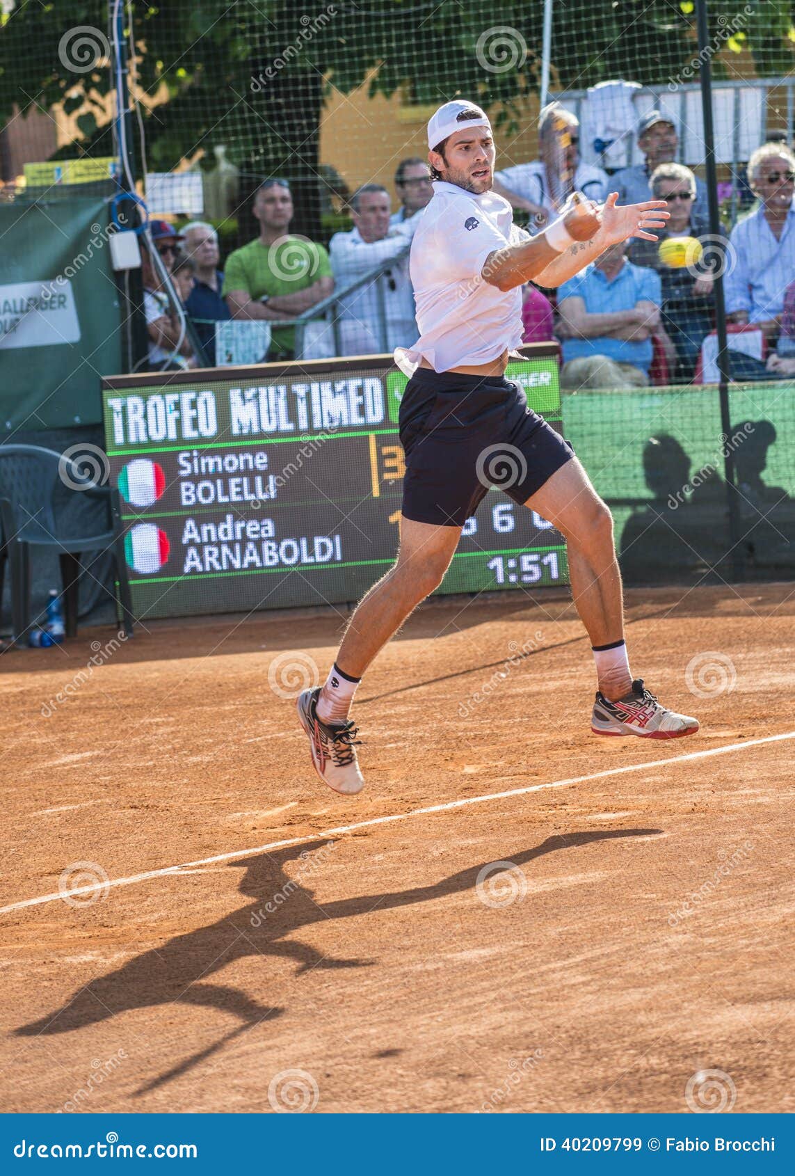 Simone Bolelli image stock éditorial. Image du davis - 40209799