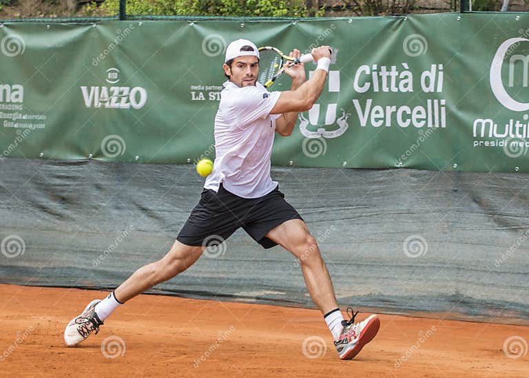 Simone Bolelli editorial photo. Image of davis, forehand - 40209821