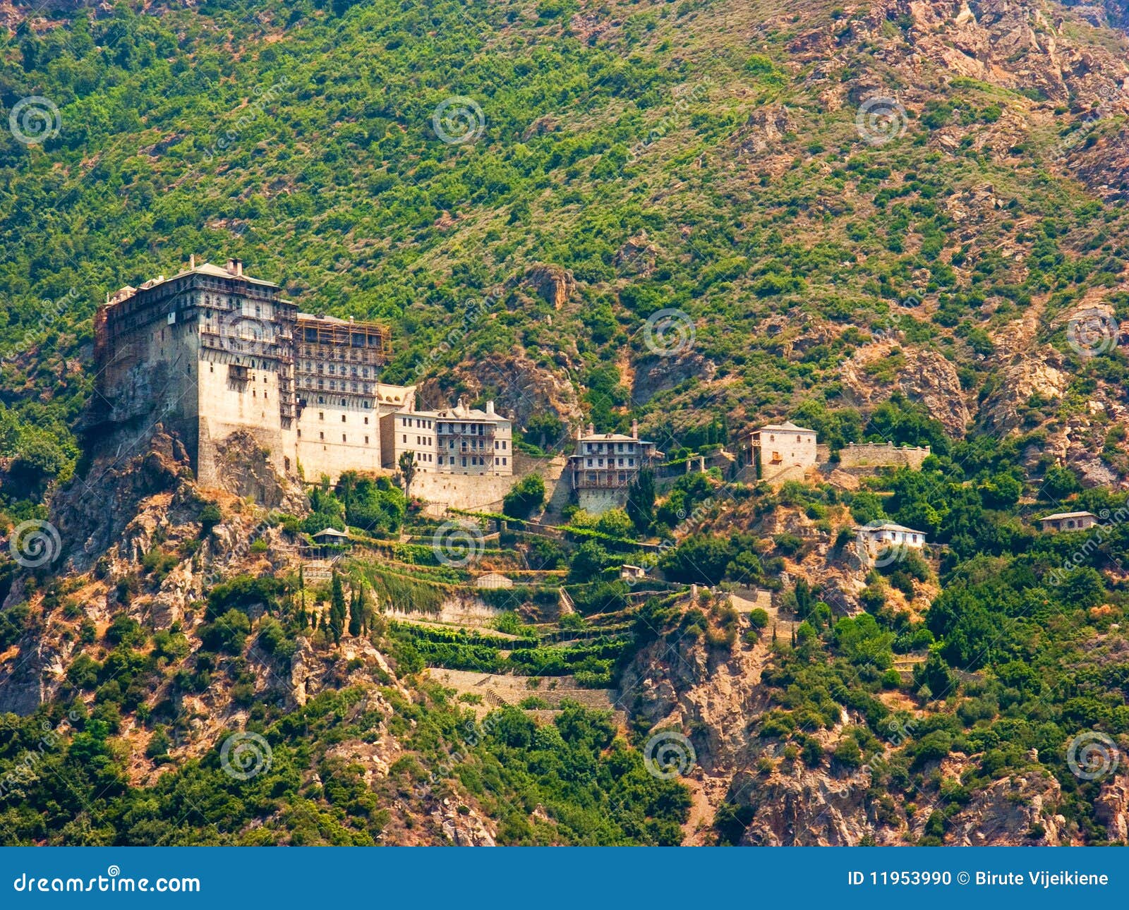 Simonopetra monastery stock photo. Image of architecture - 11953990