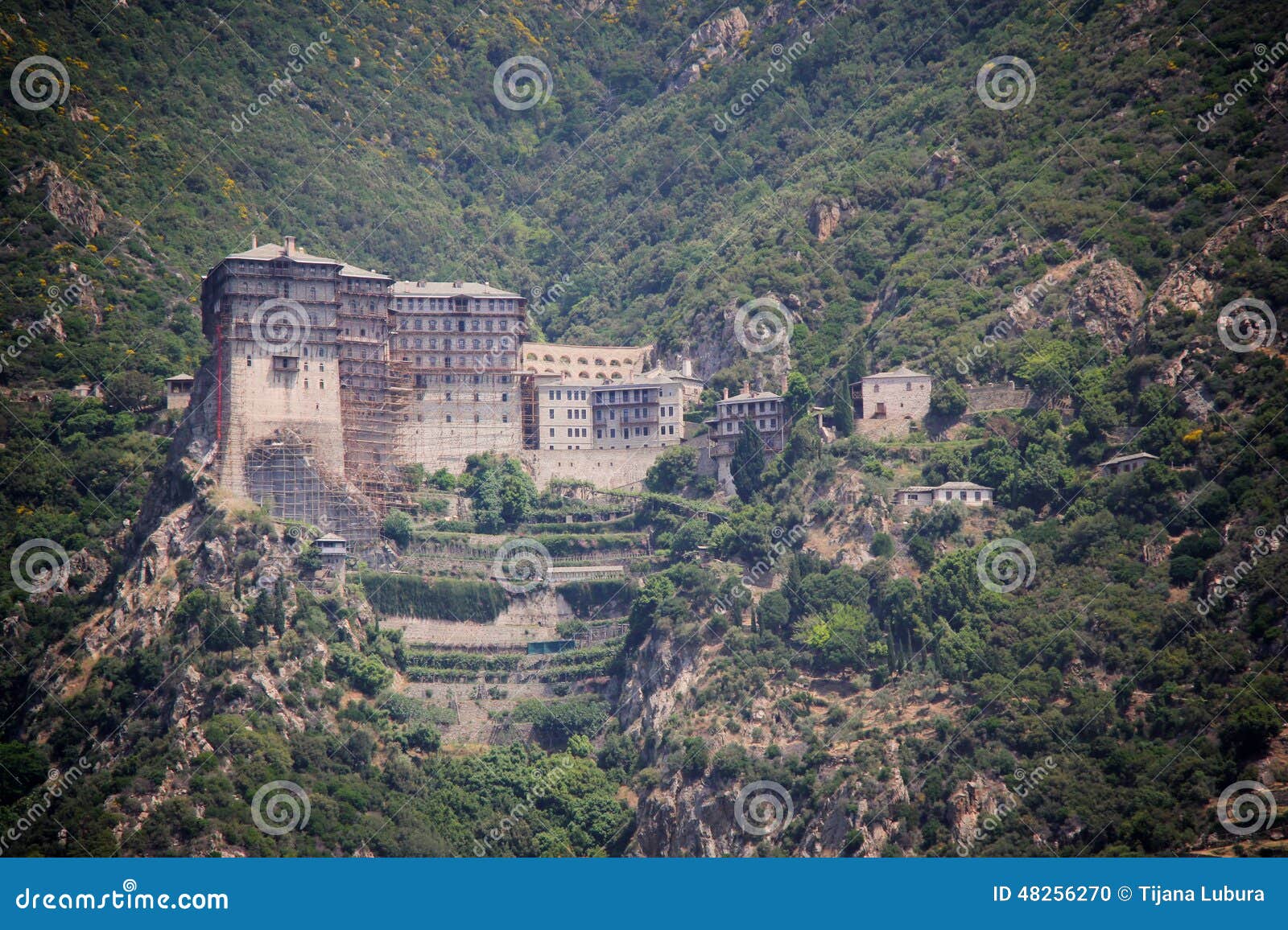Simonopetra monastery stock photo. Image of destination - 48256270
