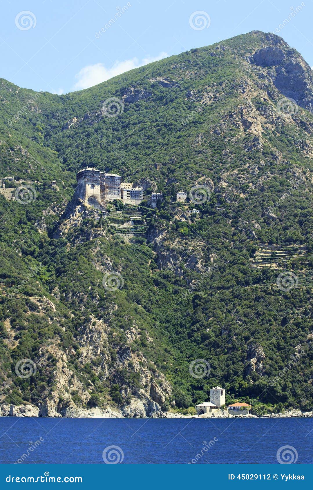Simonopetra Monastery. Holy Athos. Stock Photo - Image of nature ...