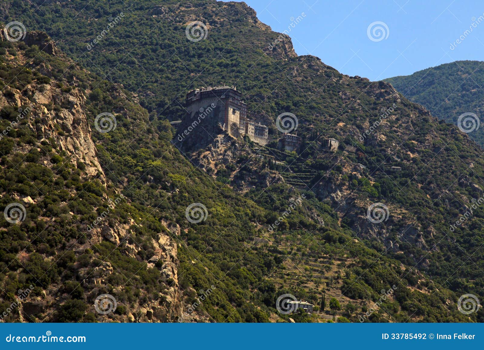 Simonopetra Monastery, Mount Athos, Greece Stock Photo - Image of ...