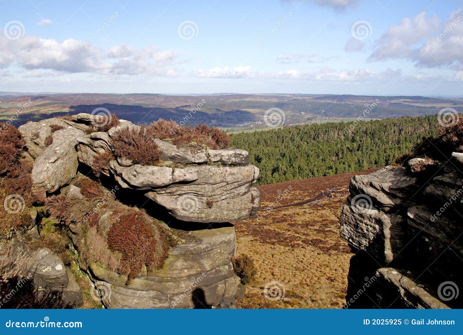Simonside hills stock image. Image of walker, peaks, walking - 2025925