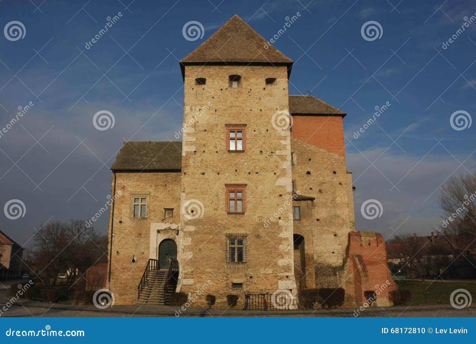 Simontornya castle stock photo. Image of building, evening - 68172810