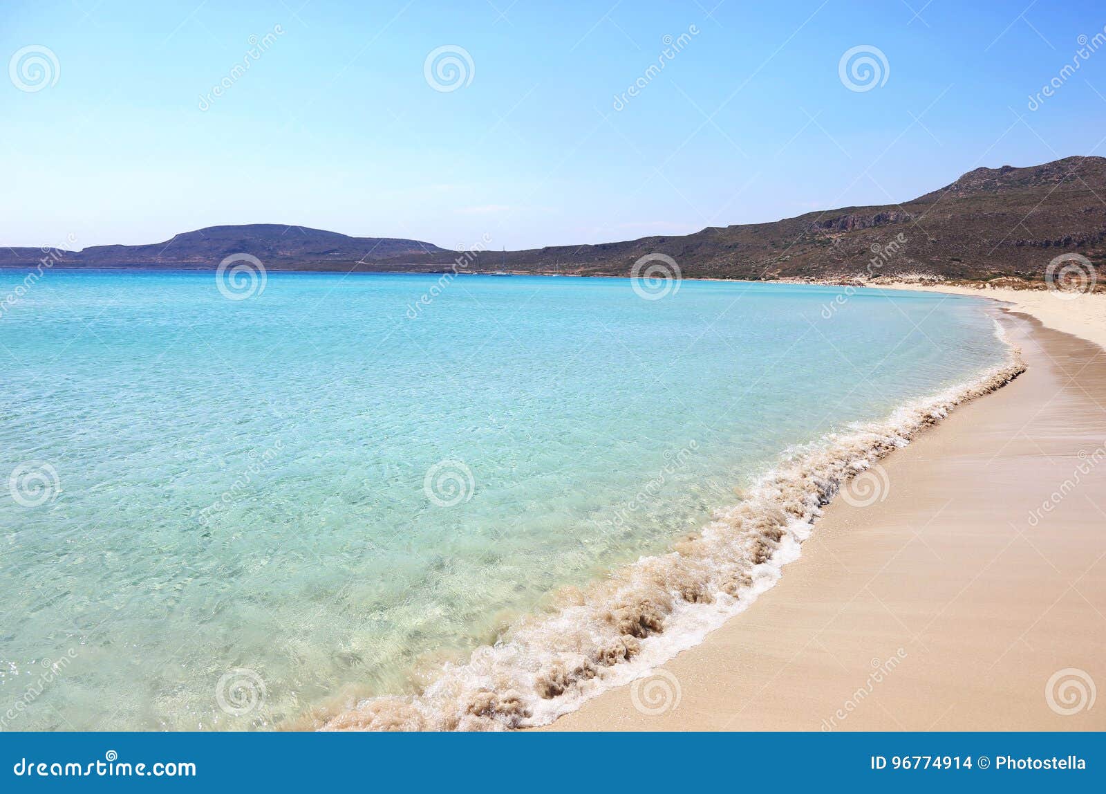 Simos Beach Elafonisos Greece Stock Photo - Image of simos, ocean: 96774914