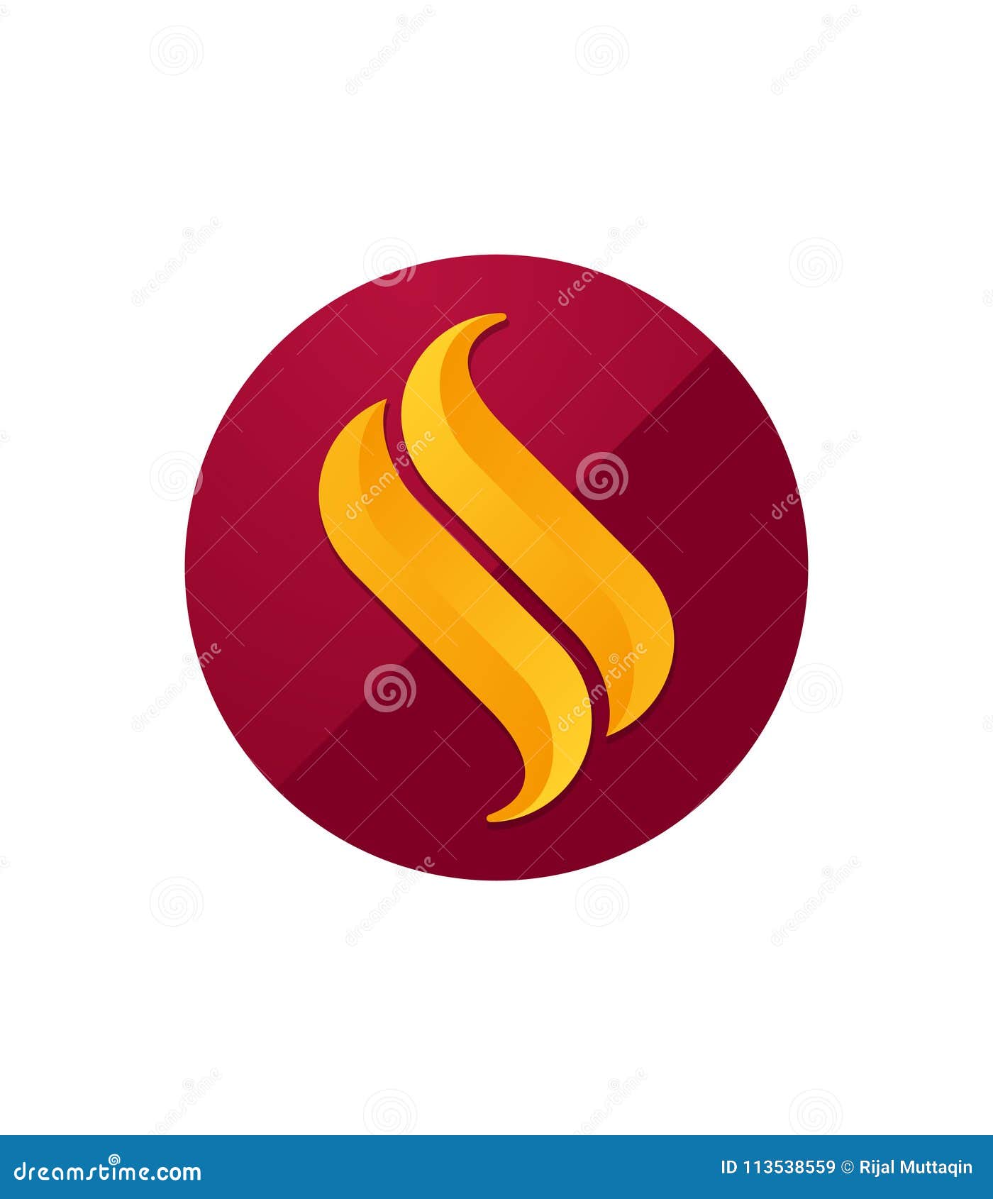 Simpe and modern monogram stock vector. Illustration of innovative ...