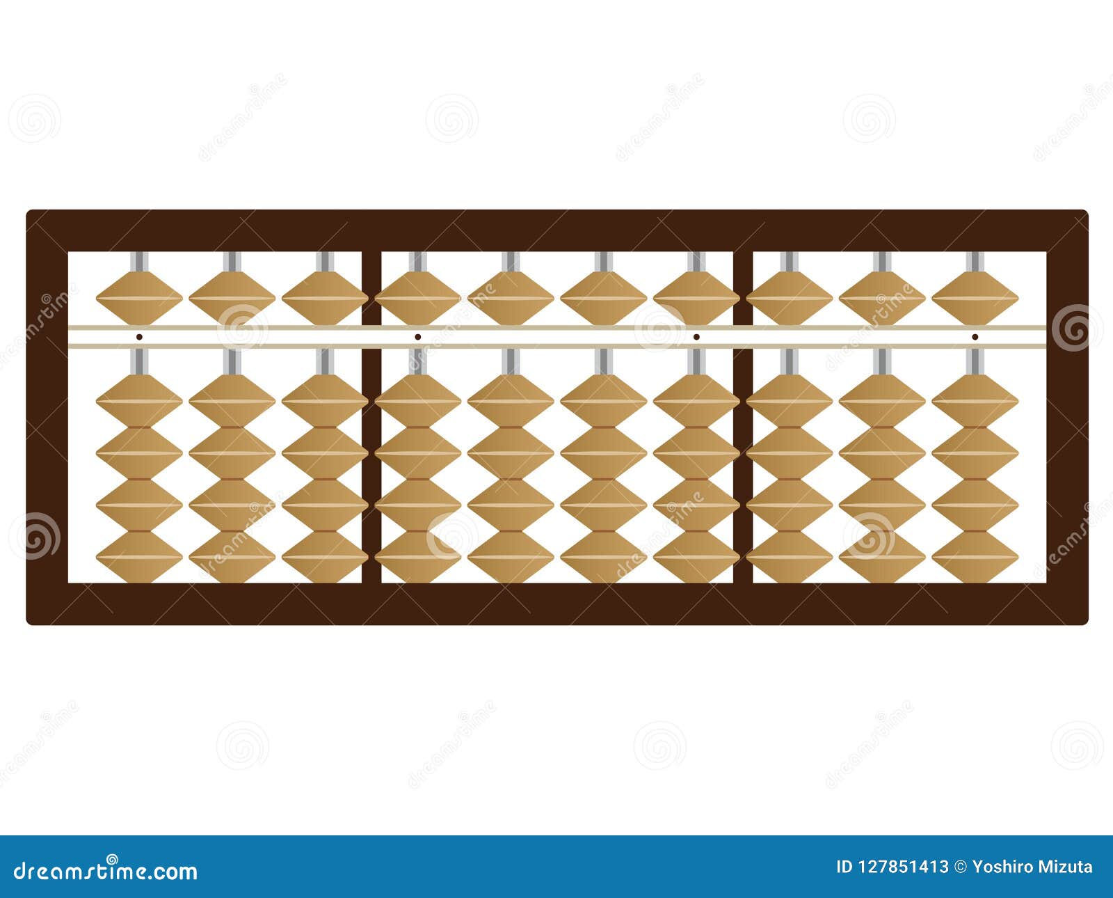Simple abacus illustration stock vector. Illustration of isolated ...