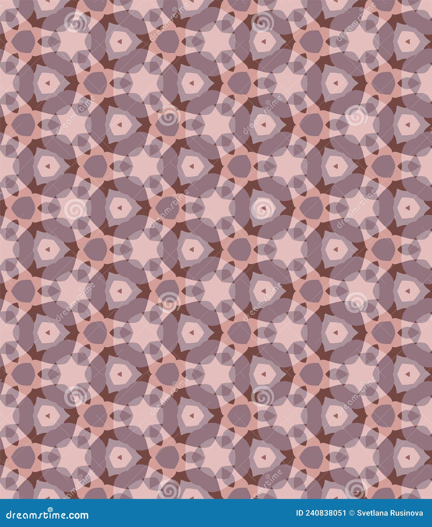 Simple Abstract Airy Seamless Pattern, Shades of Desaturated Red, Dark ...