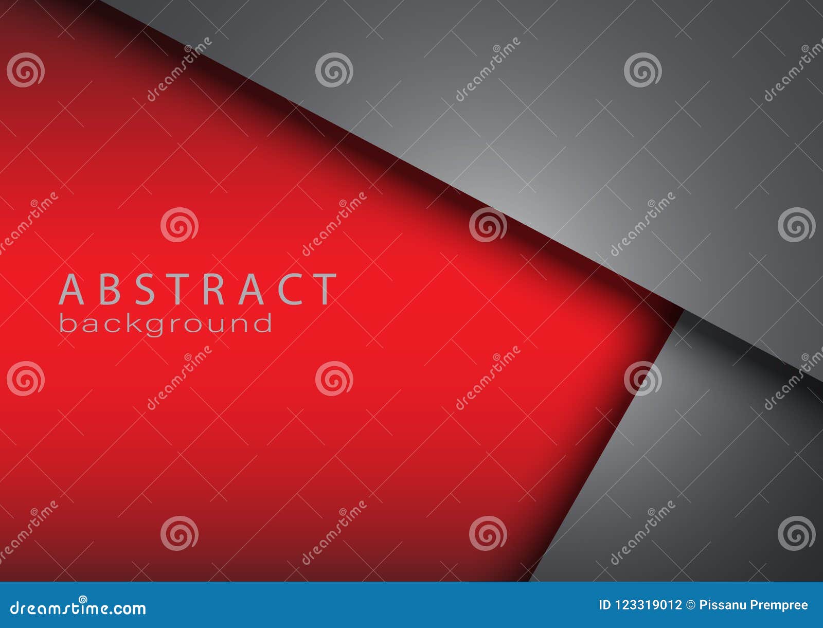 Simple Abstract Background Vector Red and Gray Color Triangle Shape ...