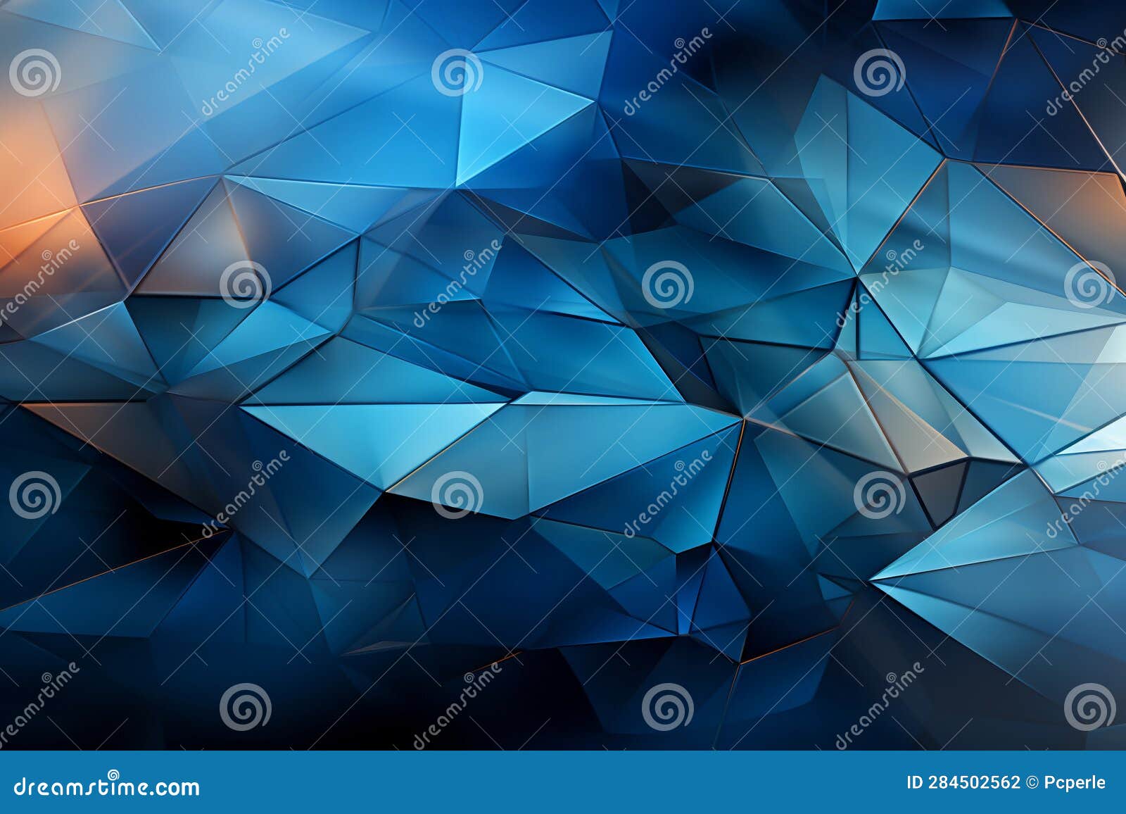 Simple Abstract Blue Thumbnail Background. Generative AI Stock ...