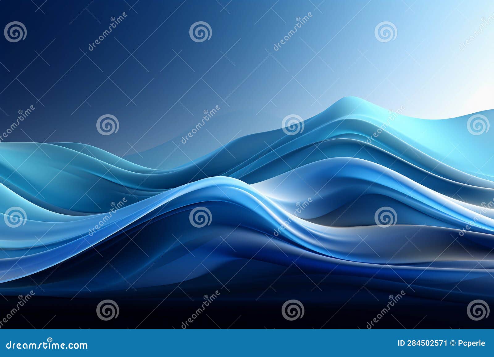 Simple Abstract Blue Thumbnail Background. Generative AI Stock ...