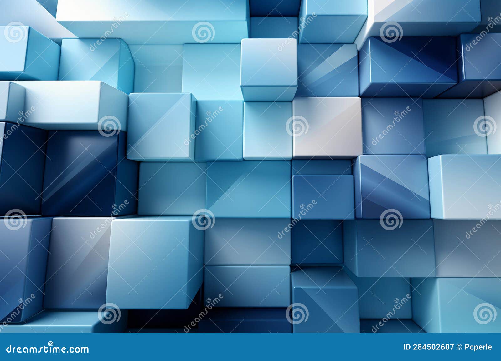 Simple Abstract Blue Thumbnail Background. Generative AI Stock ...