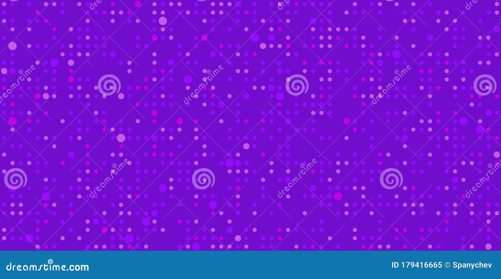 Simple Abstract Blue Violet Background with a Lot of Round Elements ...