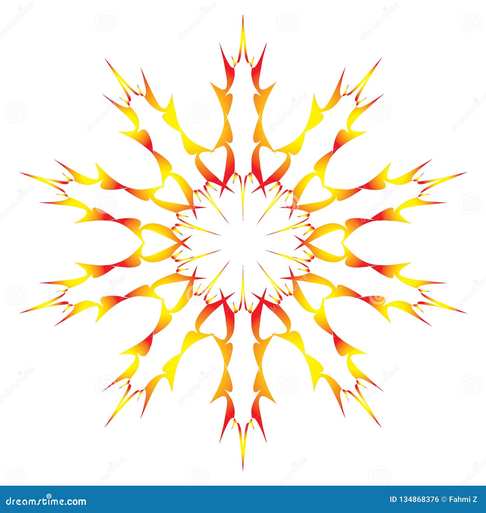 Simple Abstract Circle Logo Yellow Gradient Stock Illustration ...