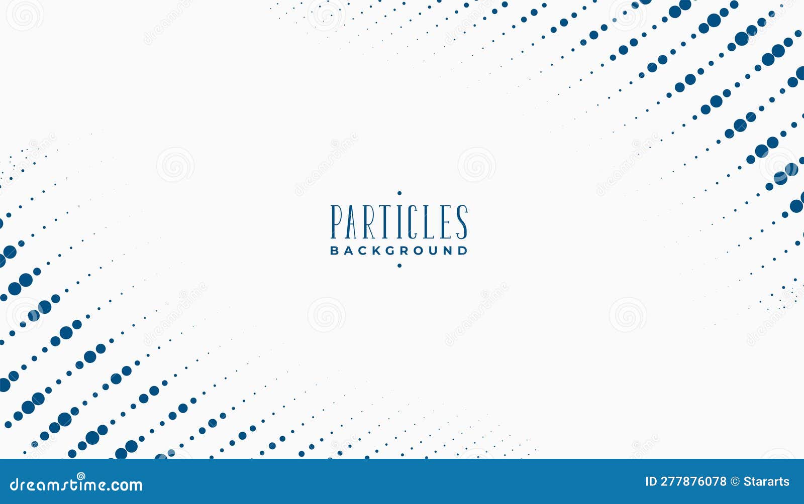 Simple and Abstract Dotted Particle Banner Design Stock Vector ...