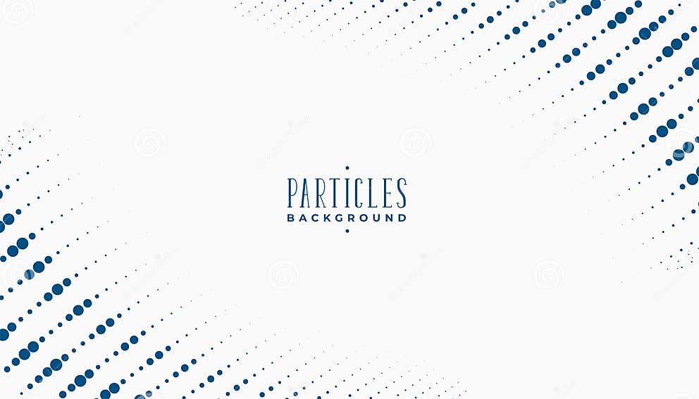 Simple and Abstract Dotted Particle Banner Design Stock Vector ...