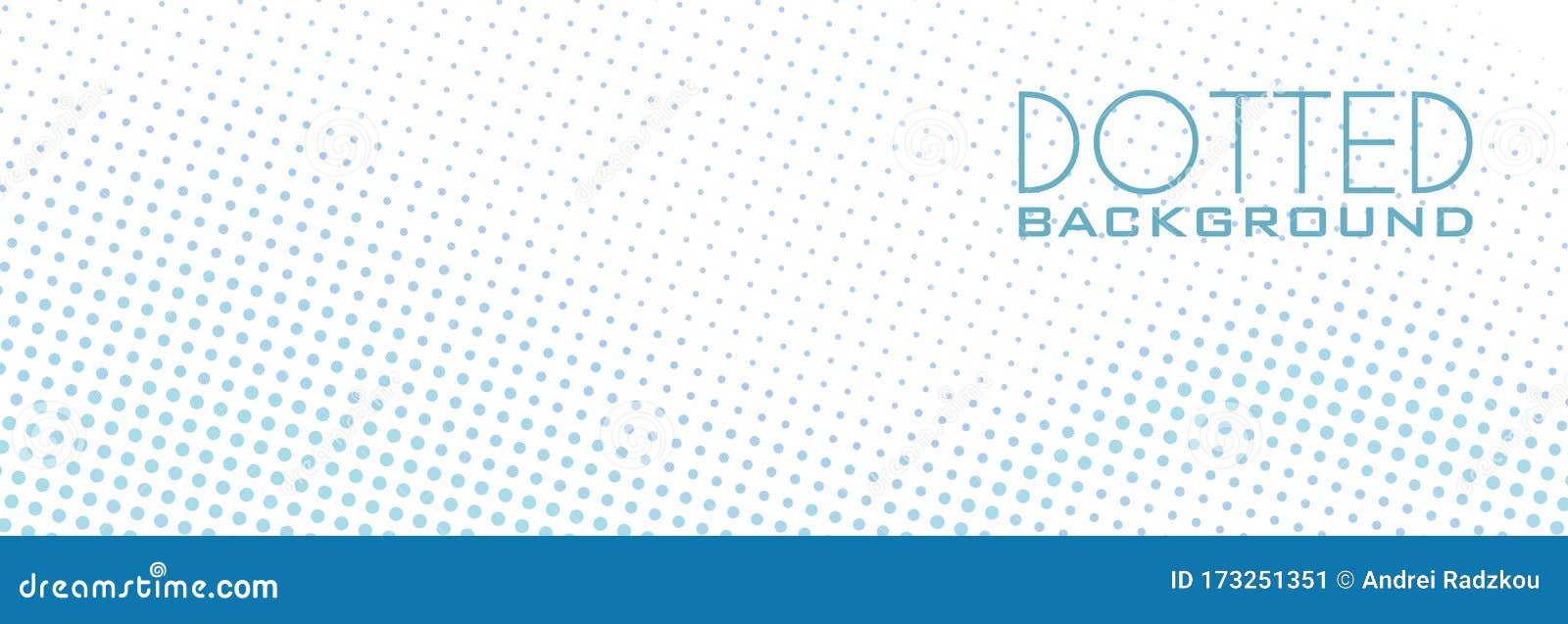 Simple Abstract Dotted Pattern in Blue Dots. Vector Background Stock ...