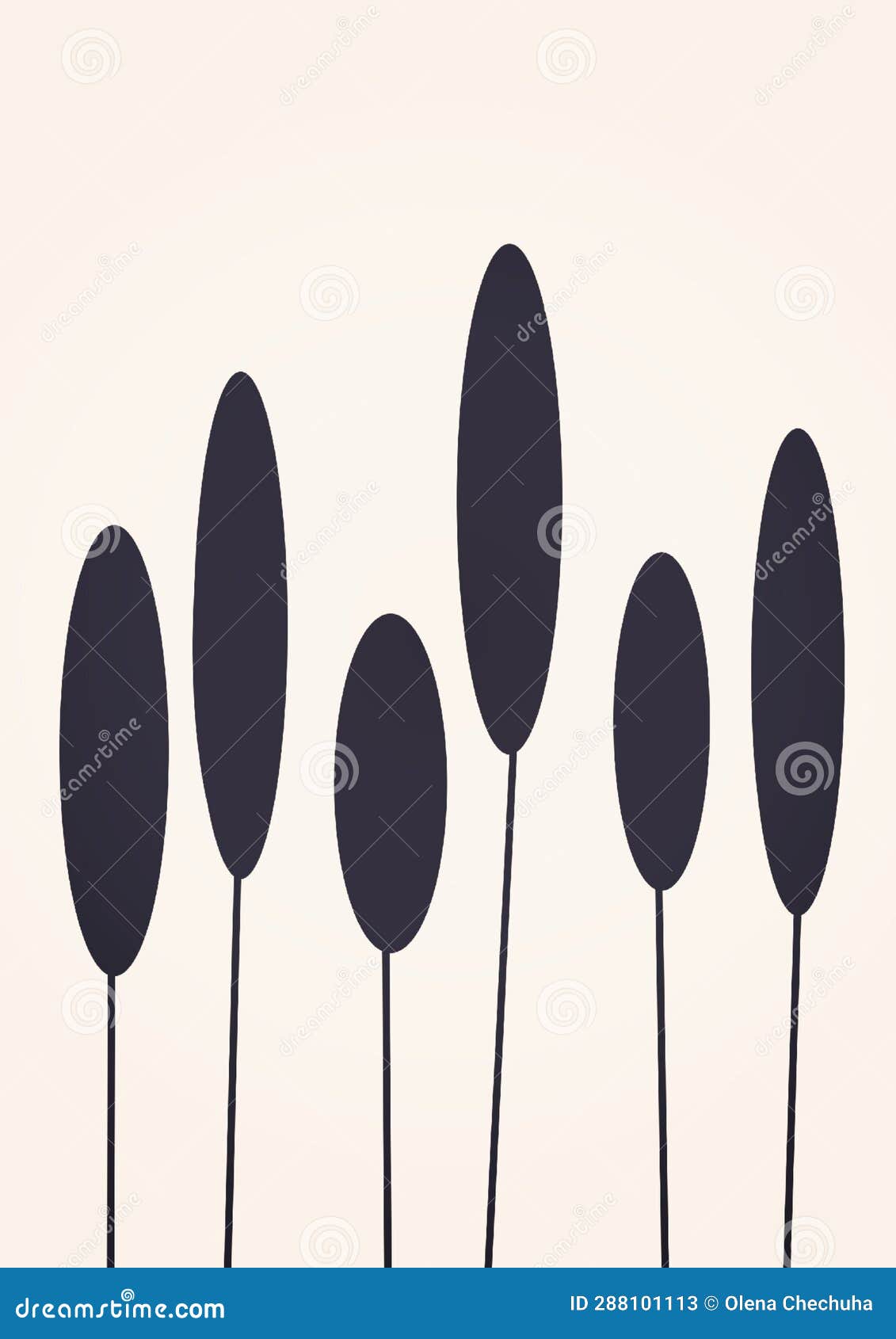 Simple Abstract Drawing for Design Stock Illustration - Illustration of ...