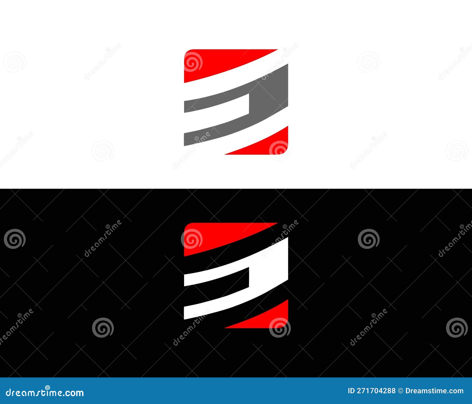 Simple Abstract E Letter Initial Logo Stock Vector - Illustration of ...