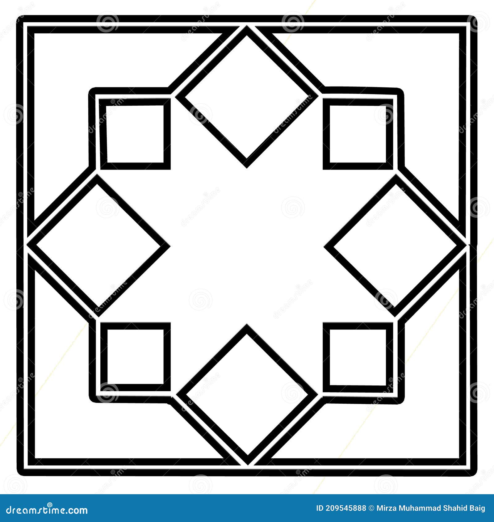 Simple Abstract Floor Tile Design Pattern White Background Set-8 Stock ...