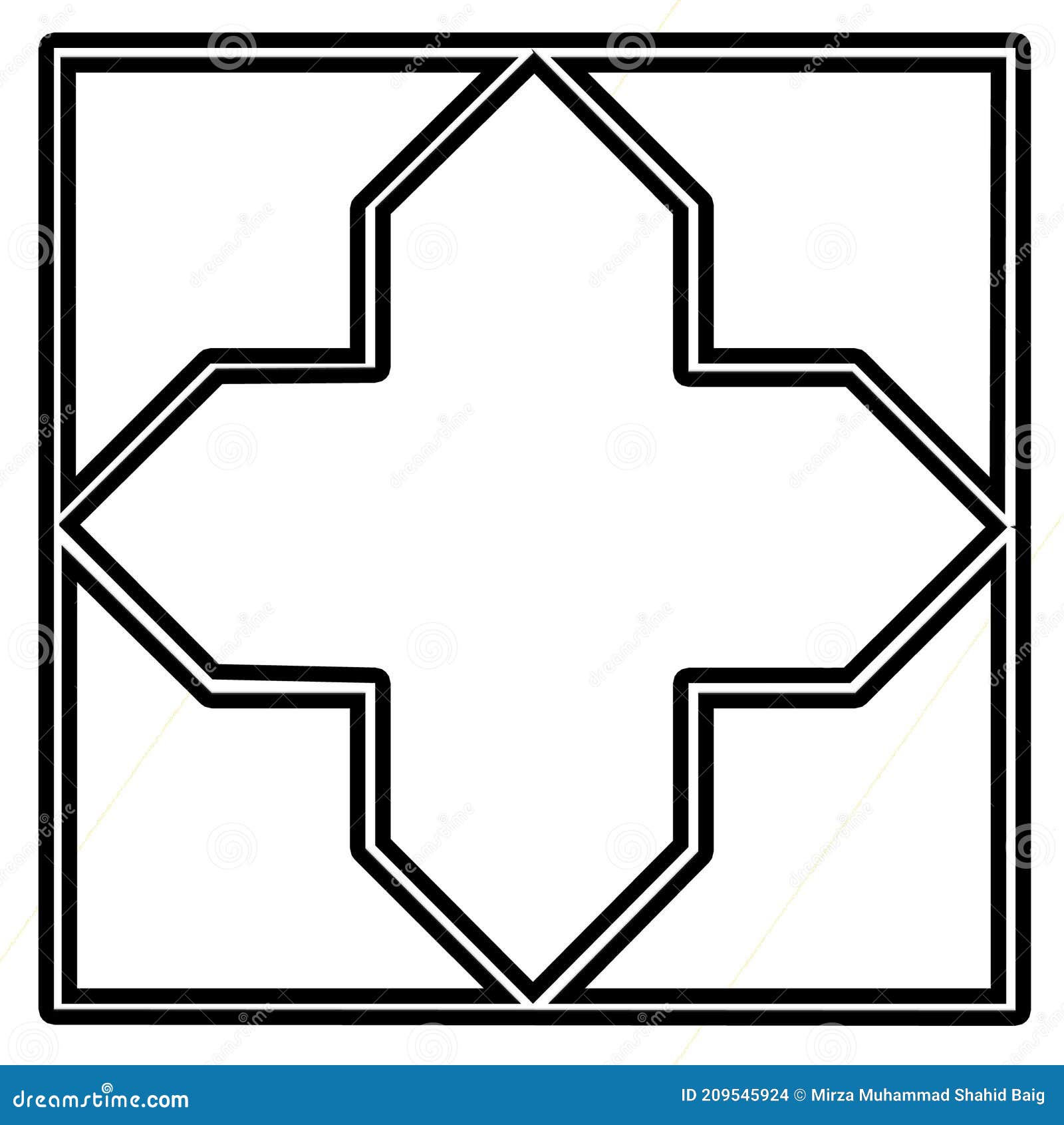 Simple Abstract Floor Tile Design Pattern White Background Set-8 Stock ...