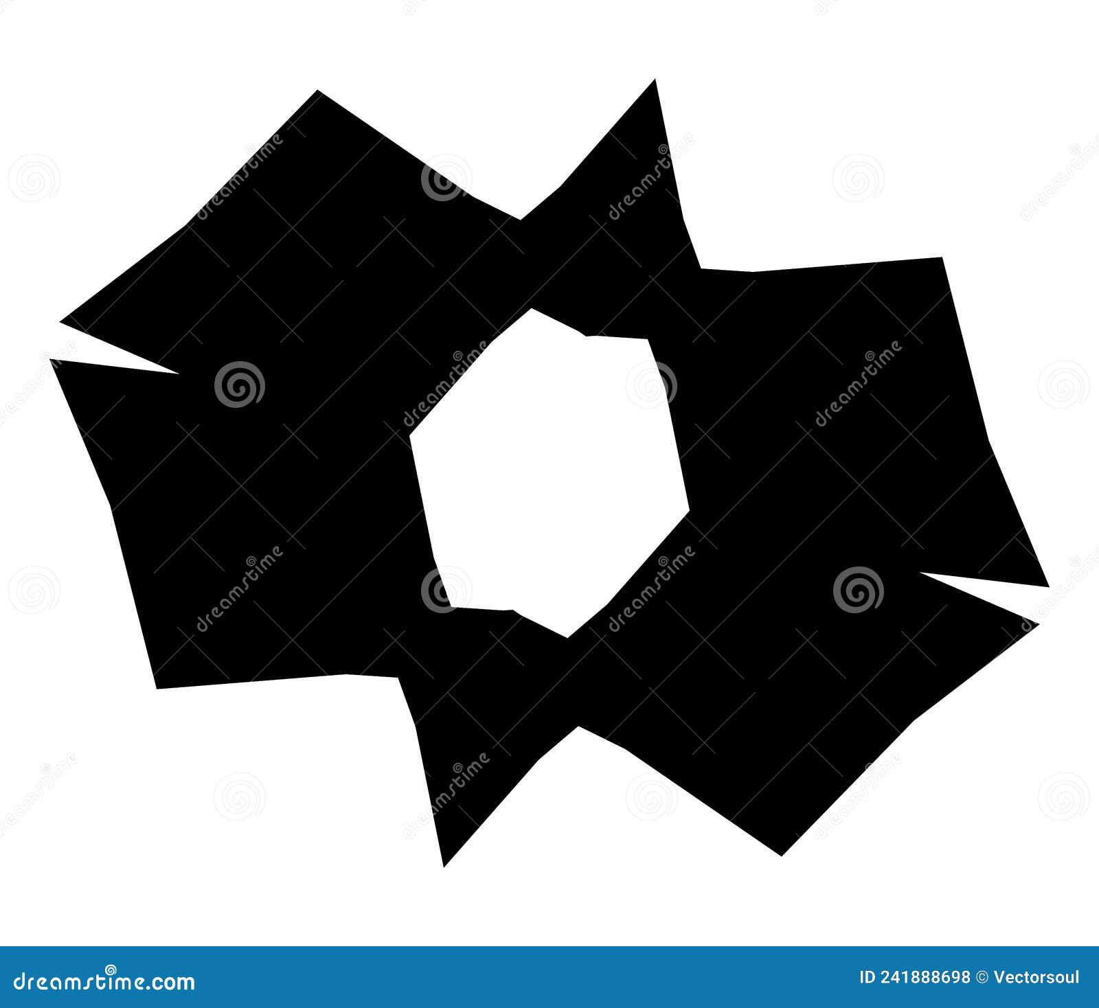 Simple Abstract Geometric Forms, Shapes. Random, Angular Vetor Design ...