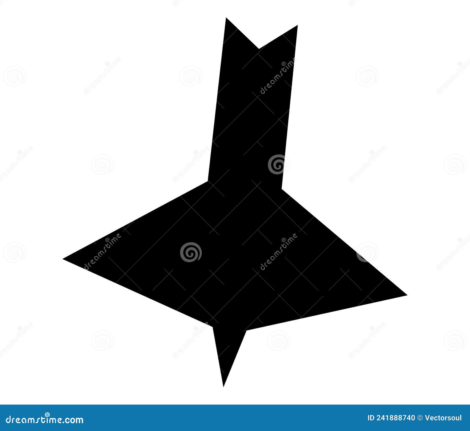 Simple Abstract Geometric Forms, Shapes. Random, Angular Vetor Design ...