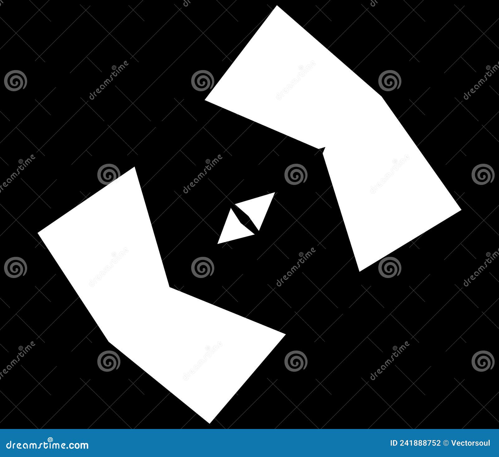 Simple Abstract Geometric Forms, Shapes. Random, Angular Vetor Design ...