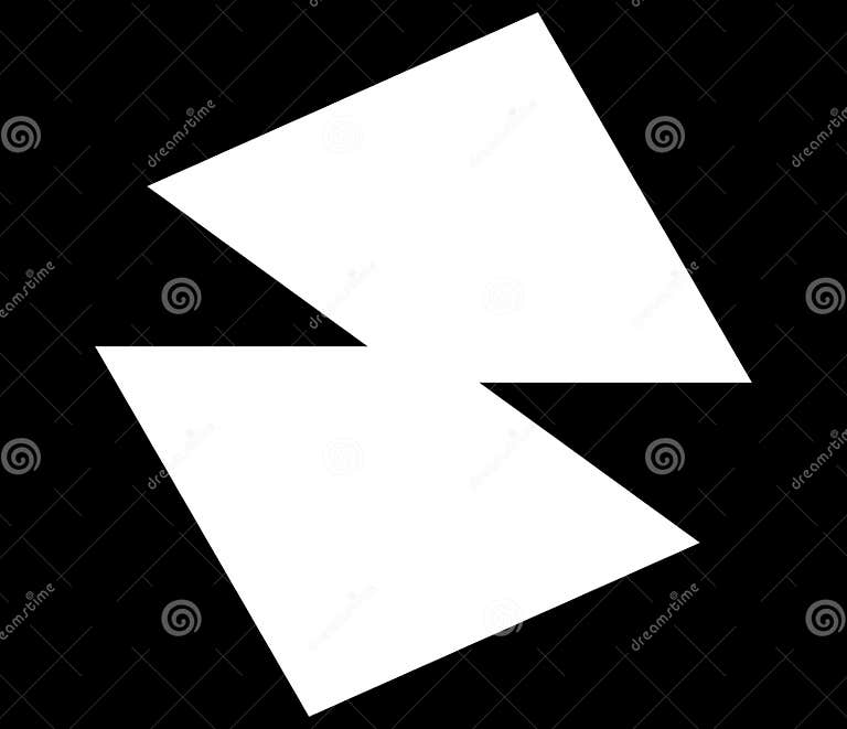 Simple Abstract Geometric Forms, Shapes. Random, Angular Vetor Design ...